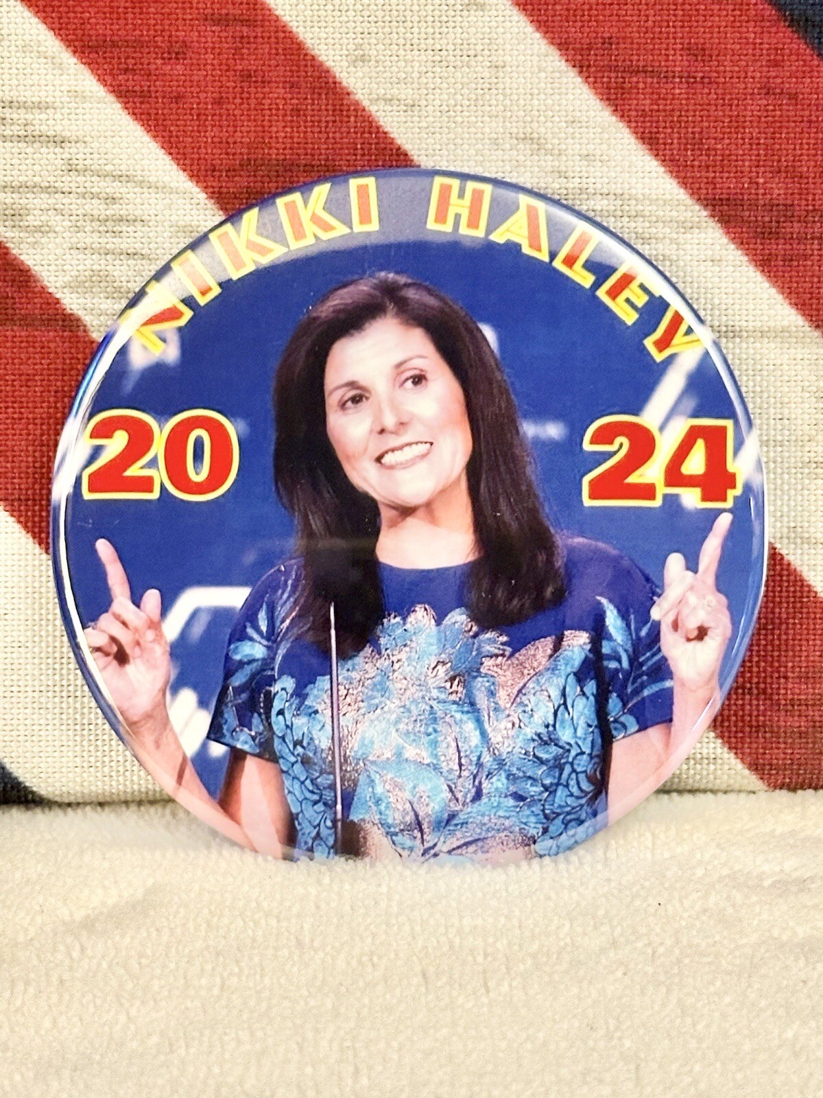 Nikki Haley 2024 Political Campaign Metal | Grelly USA