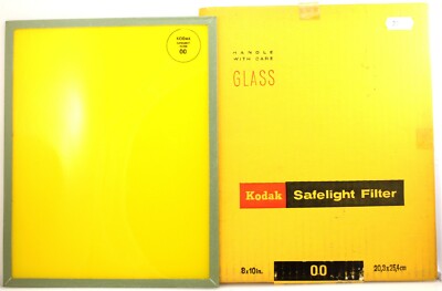 22. Kodak Darkroom Safelight Filter - 8"x10" - Type OO Yellow Amber ...