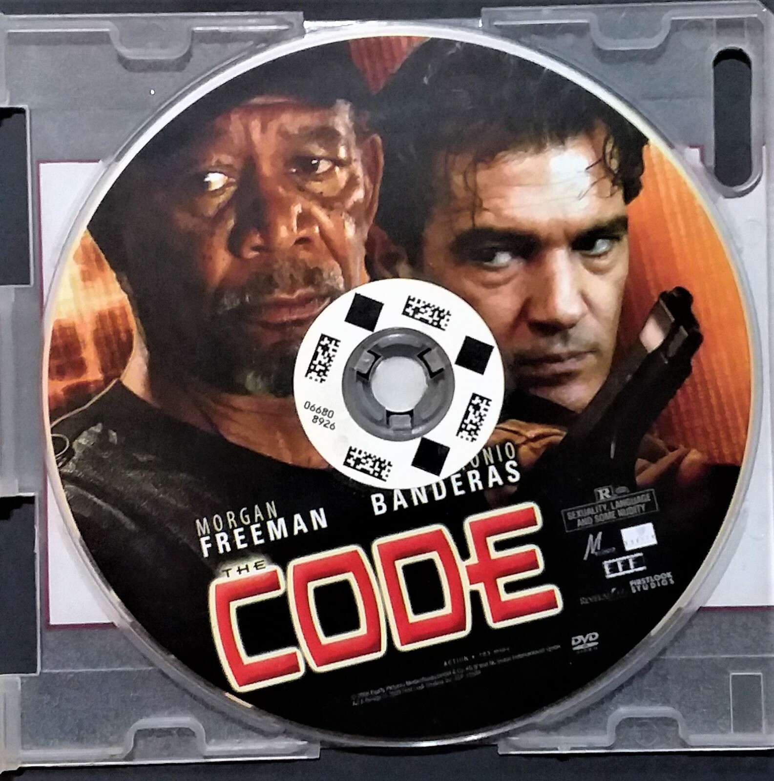 The Code (2009) DVD DISC ONLY, No Case Morgan Freeman, Antonio Bandares ...