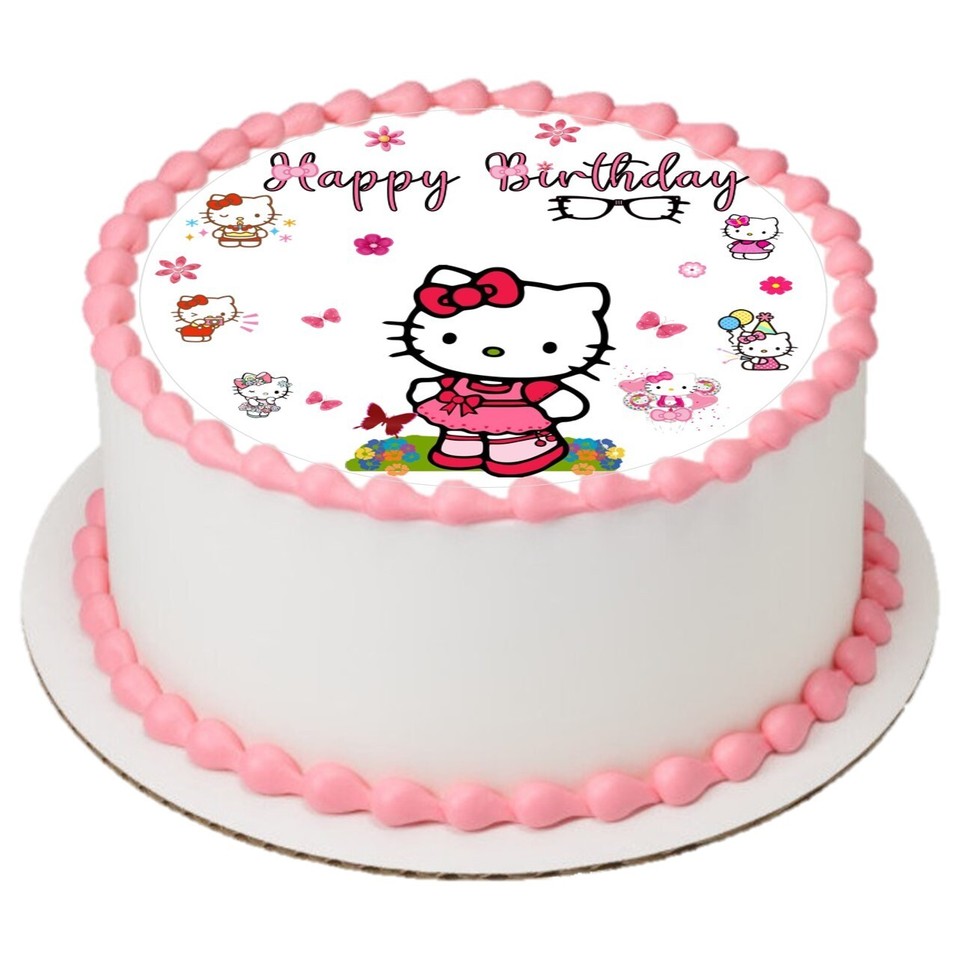 Papel de azucar comestible ( Hello Kitty ) 8 inches round. | eBay