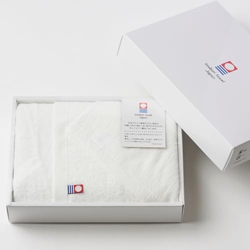 Imabari Towel 1 Hand Towel 1 Face Towel Made in Japan White Premium ...