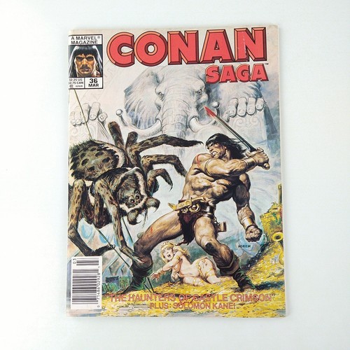 Conan Saga #36 John Buscema VF (1990 Marvel Comics) | eBay