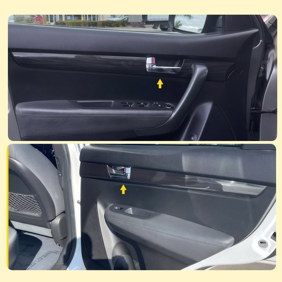 Inside Front Rear Door Handle Chrome Left Right for Kia Sorento 2011 ...