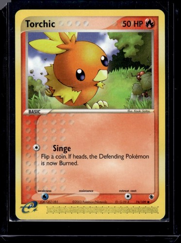 Pokemon Card Torchic (EX Ruby & Sapphire) 74/109 Common TCG! LP | eBay