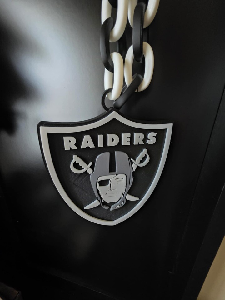 Las Vegas Raiders 3D Printed Sports Chain, Necklace Sports Chain | eBay