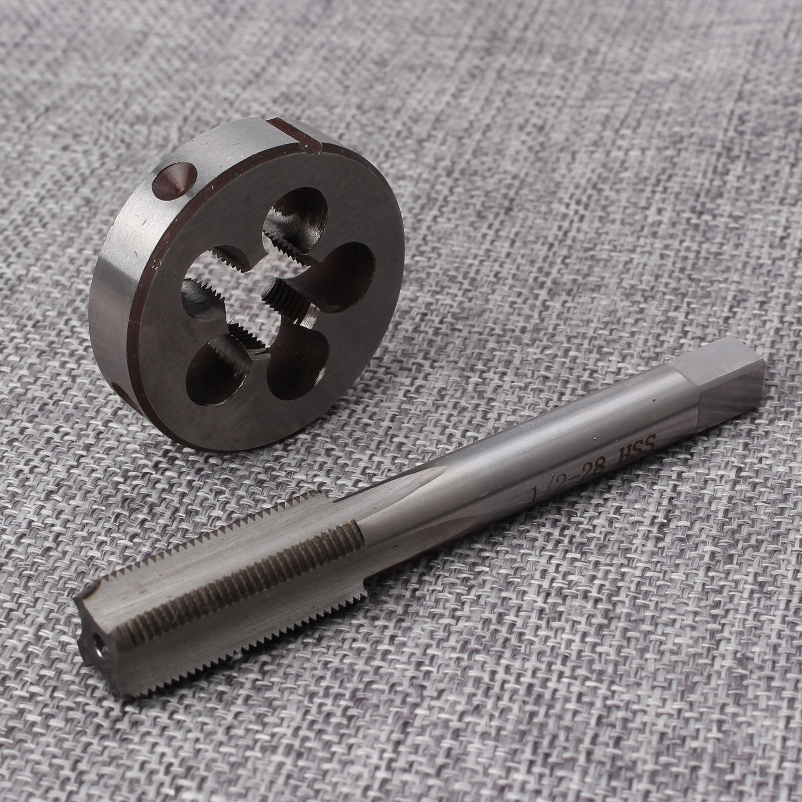 1/2"-28 Gunsmithing Tap and Die Set High Quality (1/2" x 28) 22LR 223 5 ...