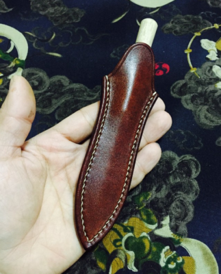 knife blade sheath cover case dagger scabbard bag cow leather customize ...