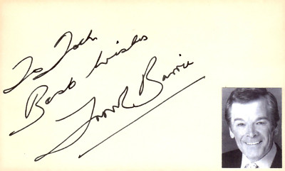 Frank Barrie Signed Auto 3x5 Index Card Calendar Girls | eBay