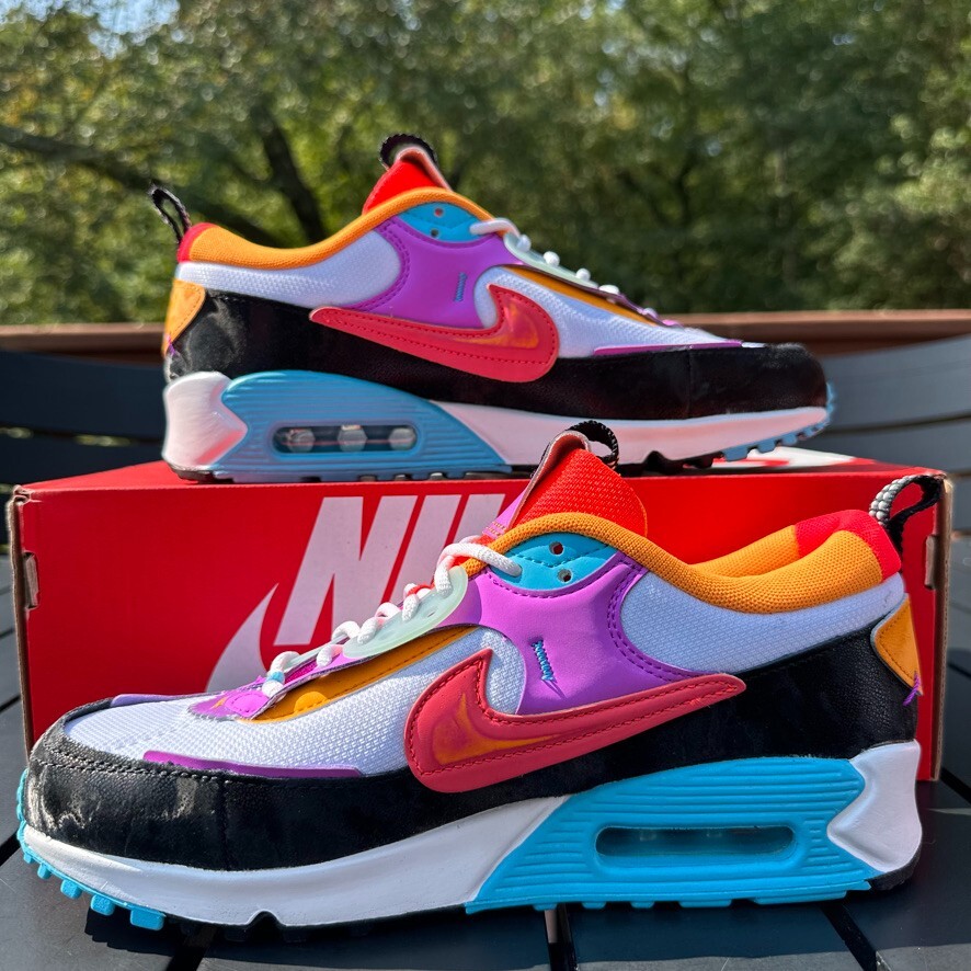 Size 8 - Nike Air Max 90 Futura Lunar New Year White/Black Size 8 - Nike Air Max 90 Futura Lunar New Year White/Black