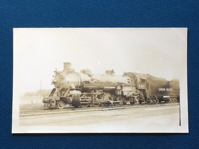 Union Pacific Railroad Engine Locomotive No. 2487 Antique Photo | eBay
