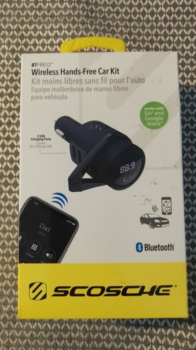 Scosche BTFM5 BTFreq Wireless Hands-Free Car Kit New in box factory ...
