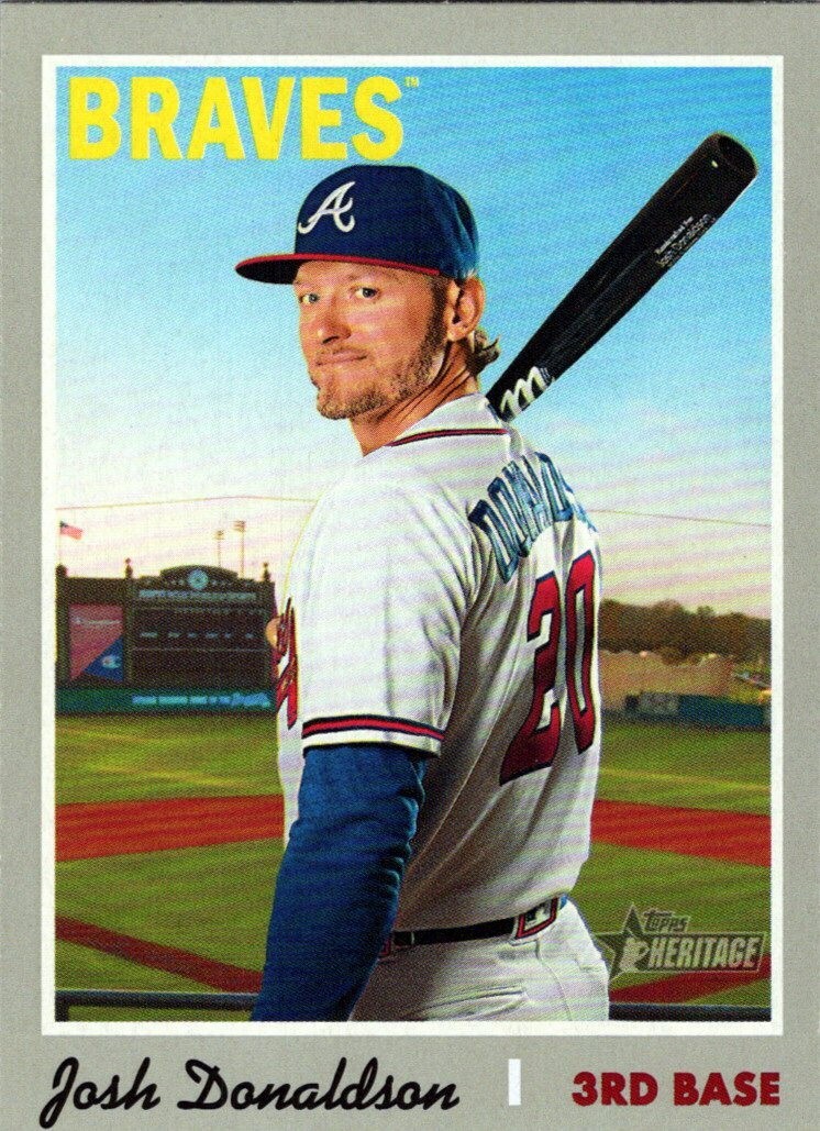2019 Topps Heritage #278 Josh Donaldson Atlanta Braves | eBay