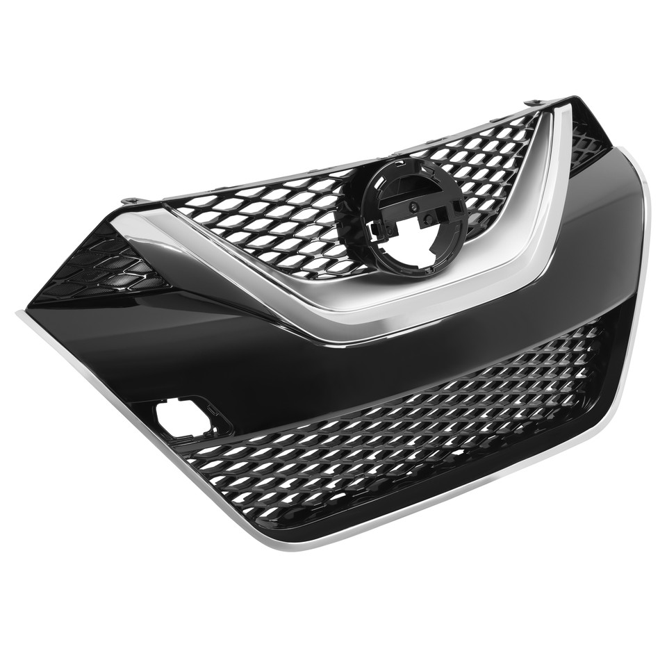 2016-2018 Nissan Maxima Front Chrome Black Bumper Grille Grill For ...