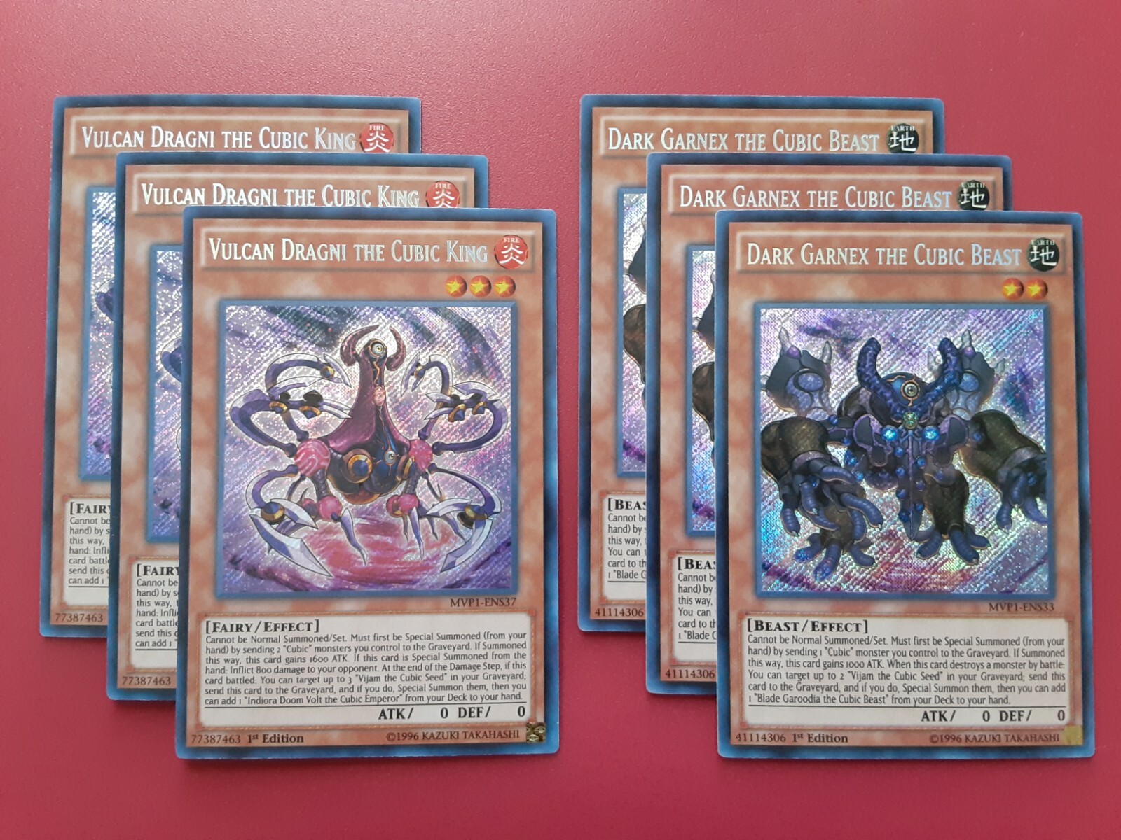 Yugioh Cubic Deck 45 Card SECRET RARE Karma Complte Budget Tournament ...