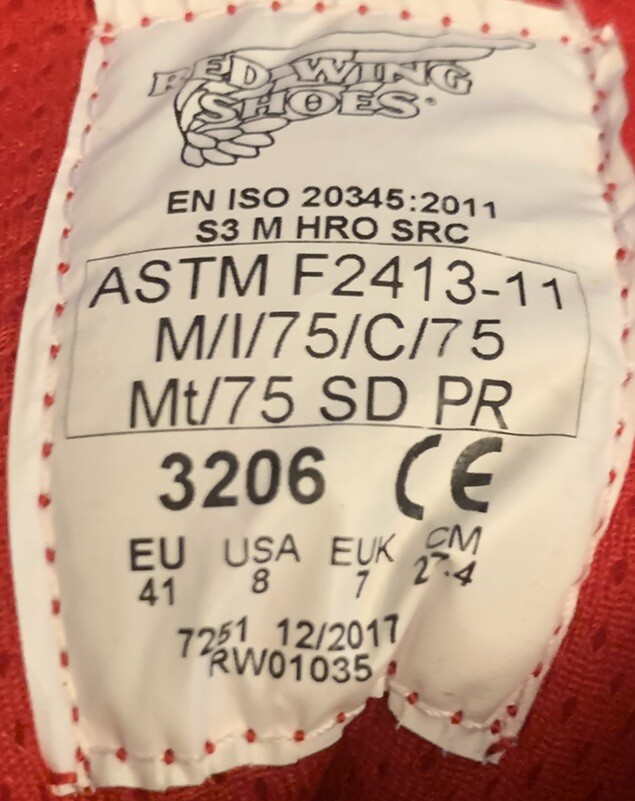 RED WING Petroking Size 8 Work BOOT 3206 Italy 8 Inch Boot Brand NEW | eBay