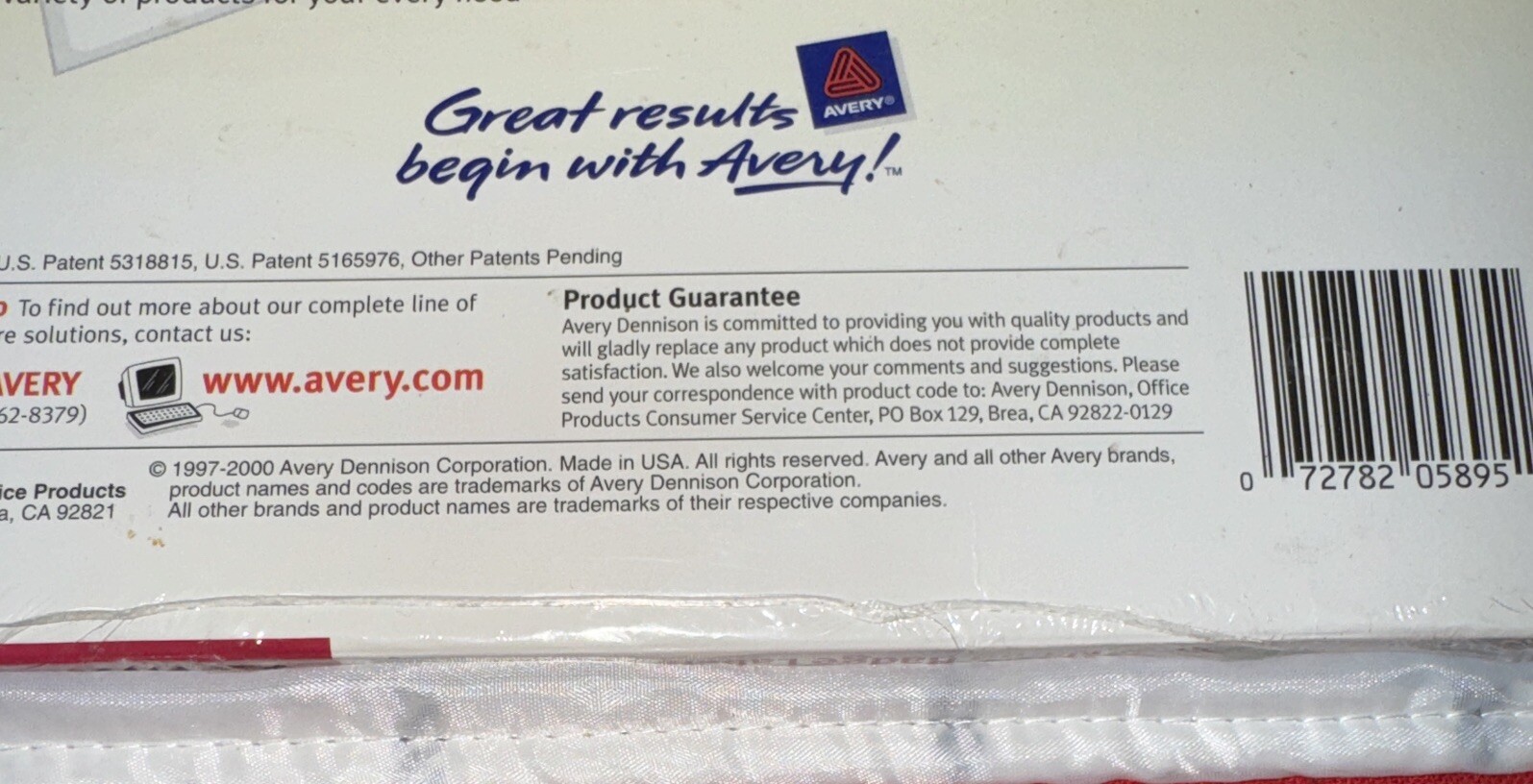 Avery Dennison Ave-5895 Name Badge Label - 2.33" Width X 3.37" Length ...