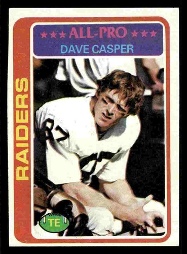 1978 Topps Dave Casper #50 - Oakland Raiders - NM+ | eBay