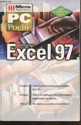 PC Poche- Microsoft Excel 97 - Collectif - 1998 | eBay