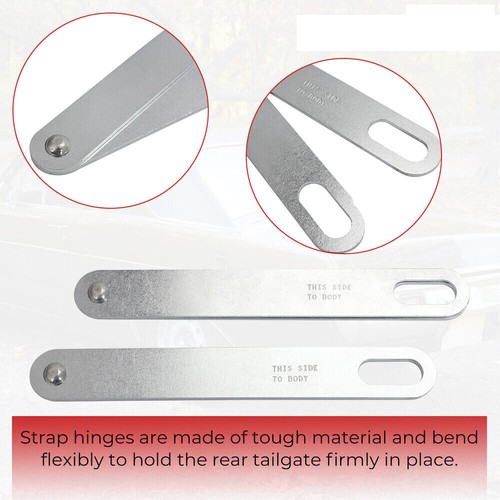 2PCS Tailgate Hinge Straps 3494077 For 1972-1980 Dodge Ram W150 D150 ...