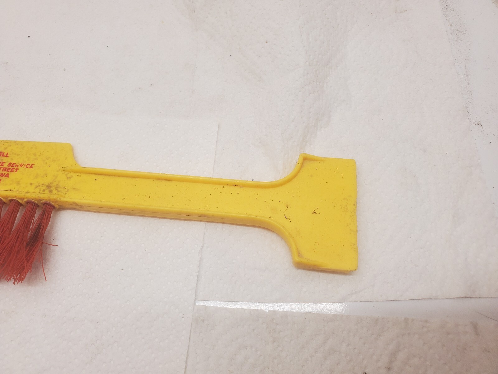 11" Plastic Ice Scraper Paul's Shell Manchester Iowa Gas Station Oil ...