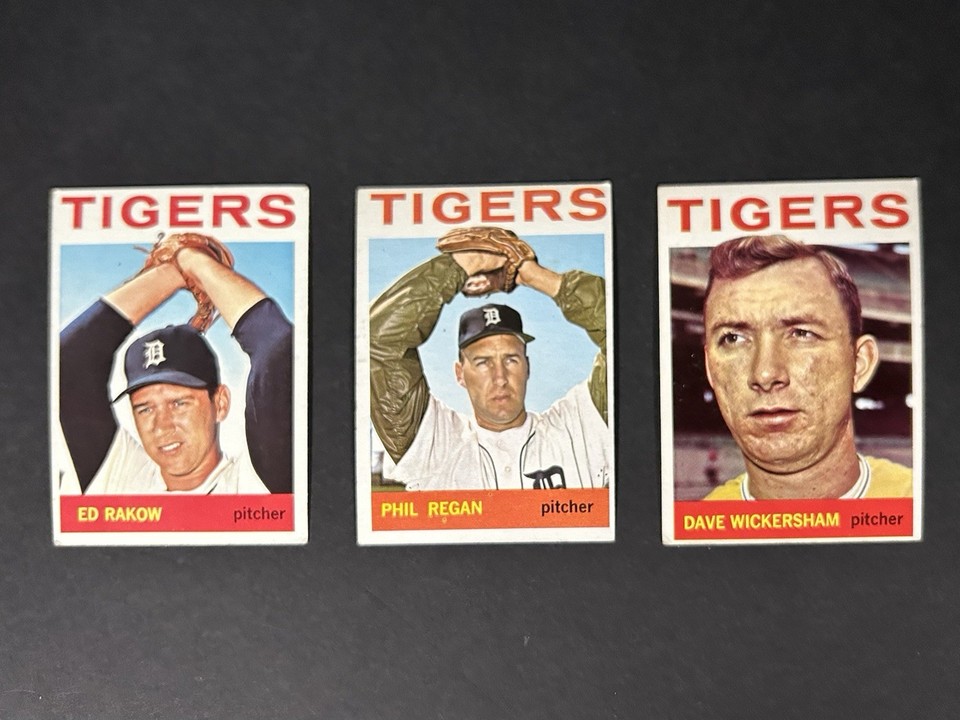 1964 Topps Baseball Team Lot - Detroit Tigers - 26 cards : low-mid ...