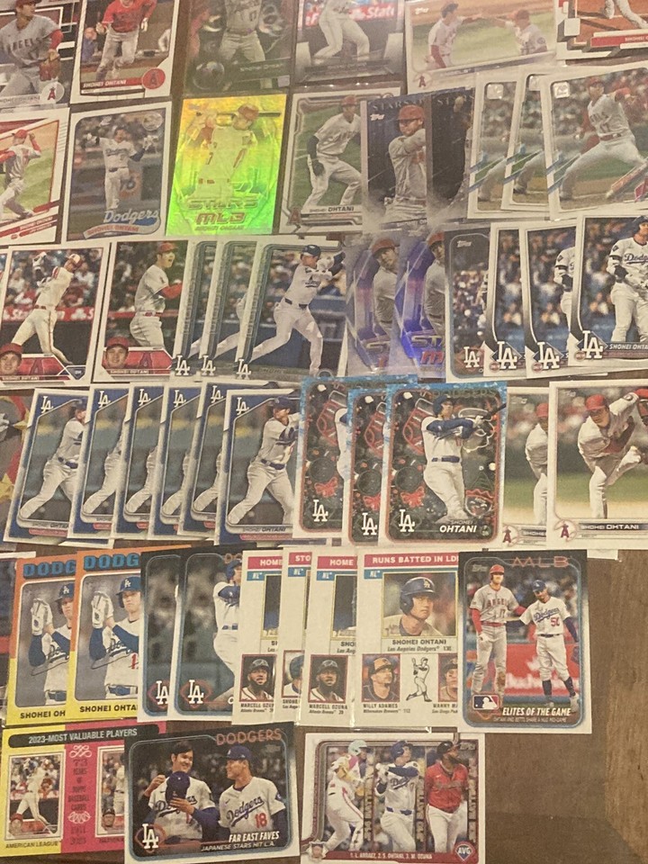 80-card Lot Shohei Ohtani Topps Rookie Cup RC Bowman Chrome Refractor ...