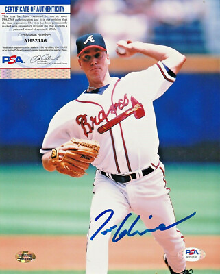 Tom Glavine-Atlanta Braves-Autographed 8x10 Baseball Photo PSA/DNA | eBay
