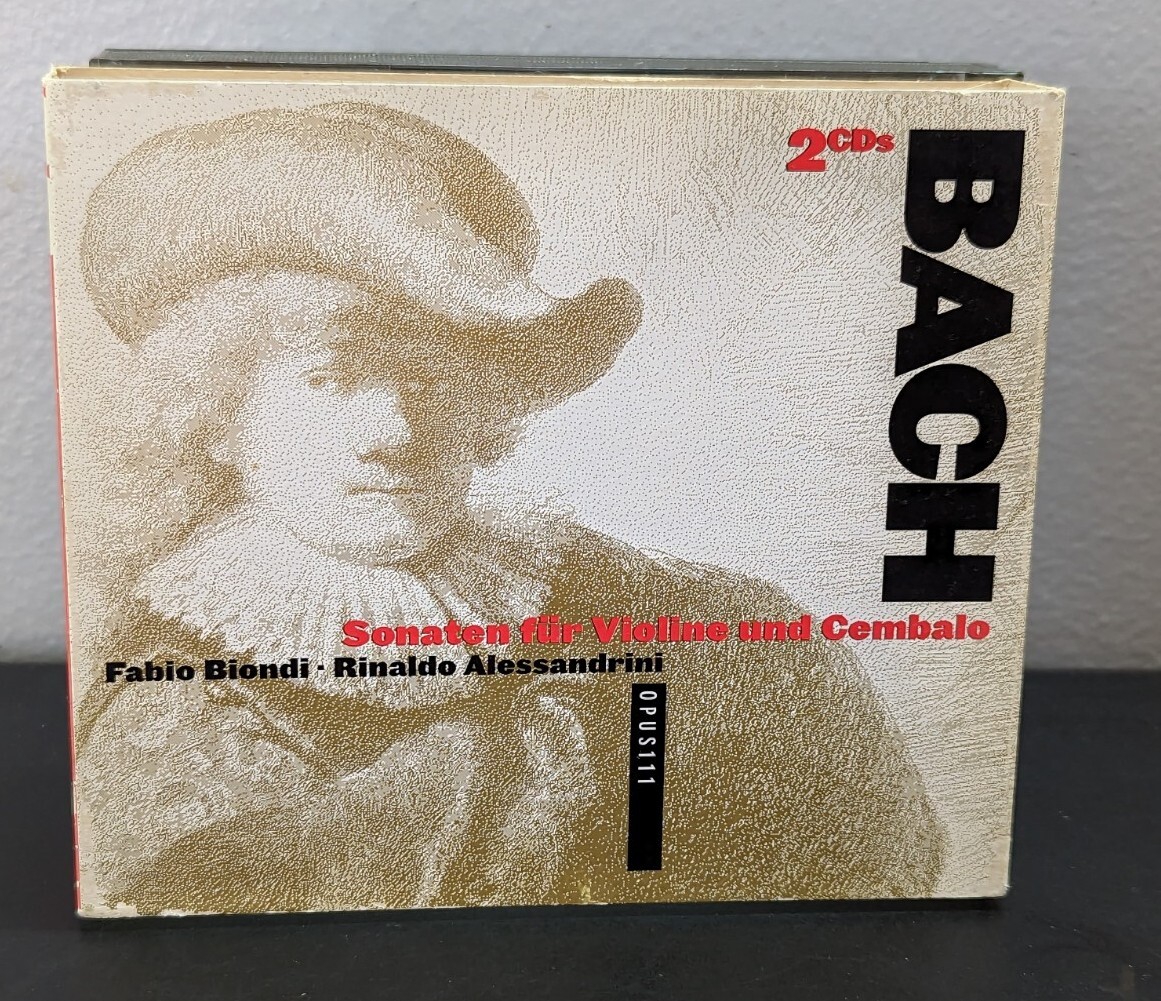 BACH - Sonatas Op 111 Sonaten Für Violine Und Cembalo Bondi ...
