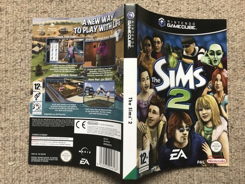 Cover INSERT ONLY Sims 2 - GameCube Box Cover Art | eBay