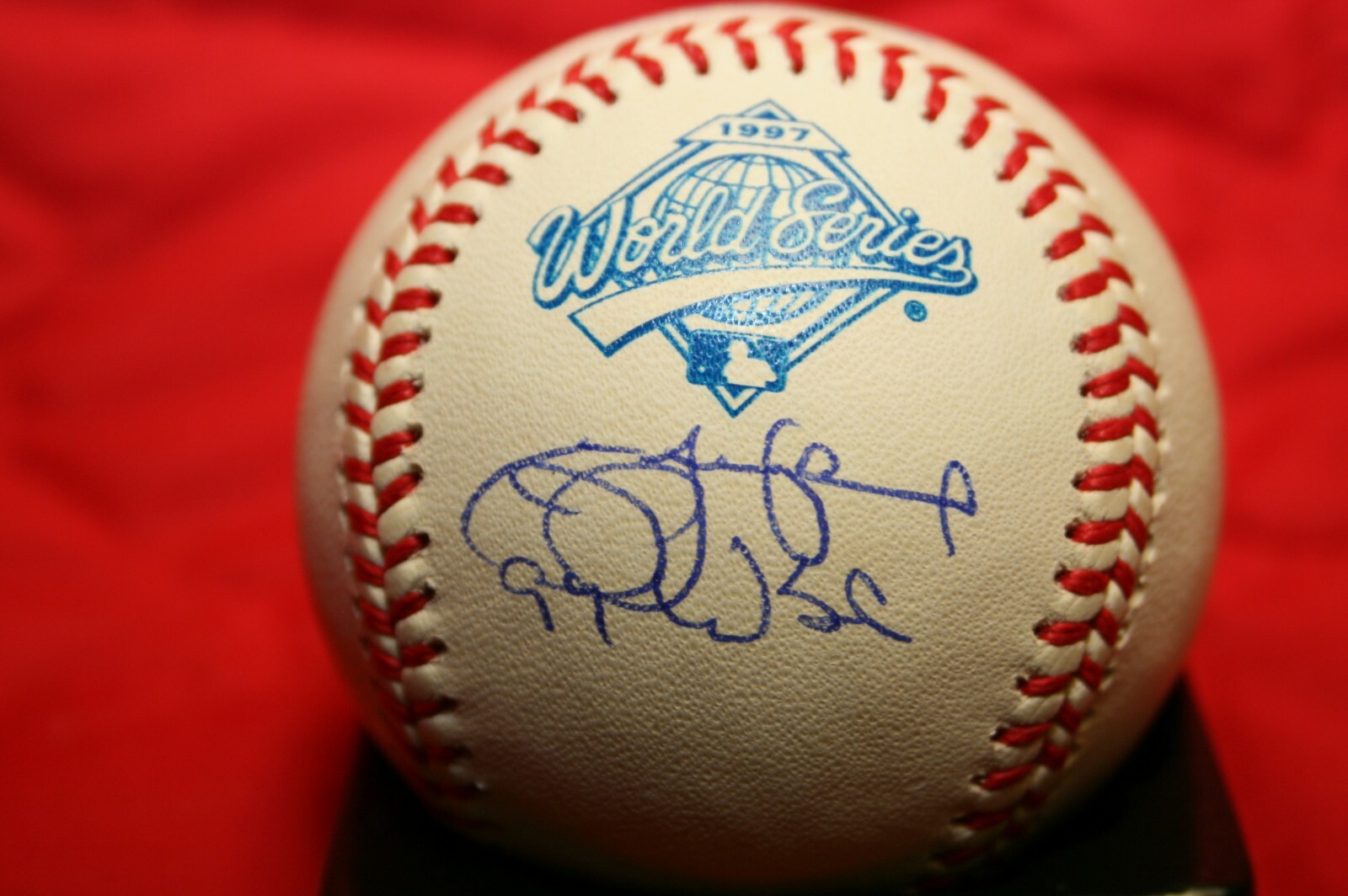 JIM LEYLAND AUTOGRAPHED SIGNED 1997 WORLD SERIES BASEBALL "97 WSC ...