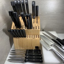 Ronco Six Star ? 30-Piece Cutlery Set with Knife Block for sale online ...