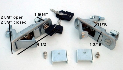 Pit Cart (pivot) Latches Race Car Trailer Cabinet Door Locks NEW Set of ...