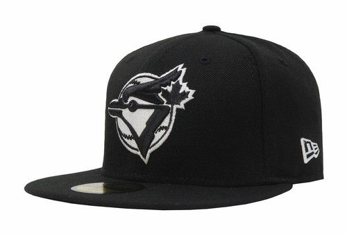 New Era 59Fifty Men Women Hat Toronto Blue Jays Black "Alt Bird" Cap ...
