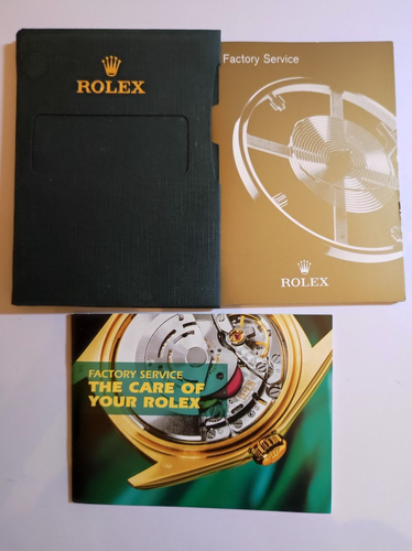 Authentic Rolex Factory Service Watch Manuals & Guides Booklet | eBay