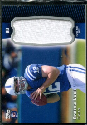 2012 Topps Rookie Relic Jumbos #RJRAL Andrew Luck Jersey RC Card | eBay