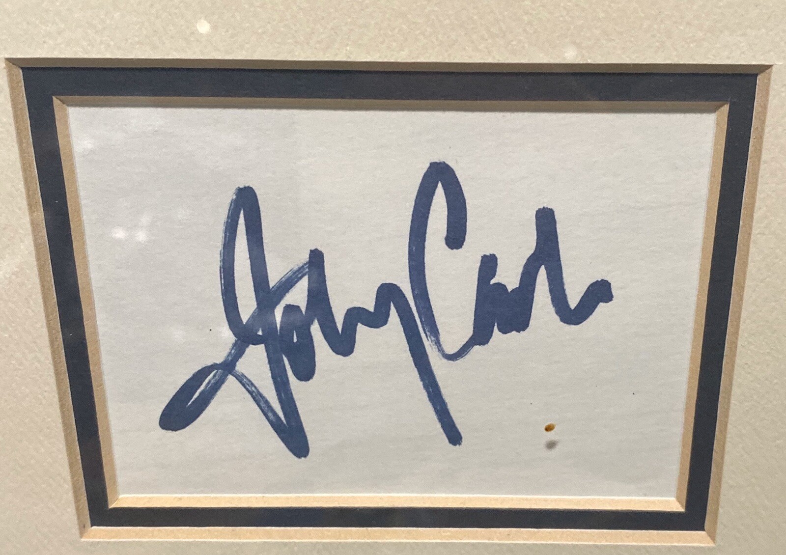 Johnny Cash Signed Display Johnny Cash Autographed Photo Display | eBay