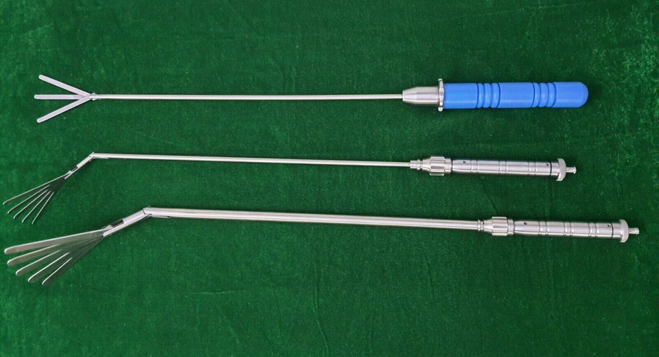 3pc Laparoscopic Fan Retractor 5/10mm Endoscopy Laparoscopy Surgical ...