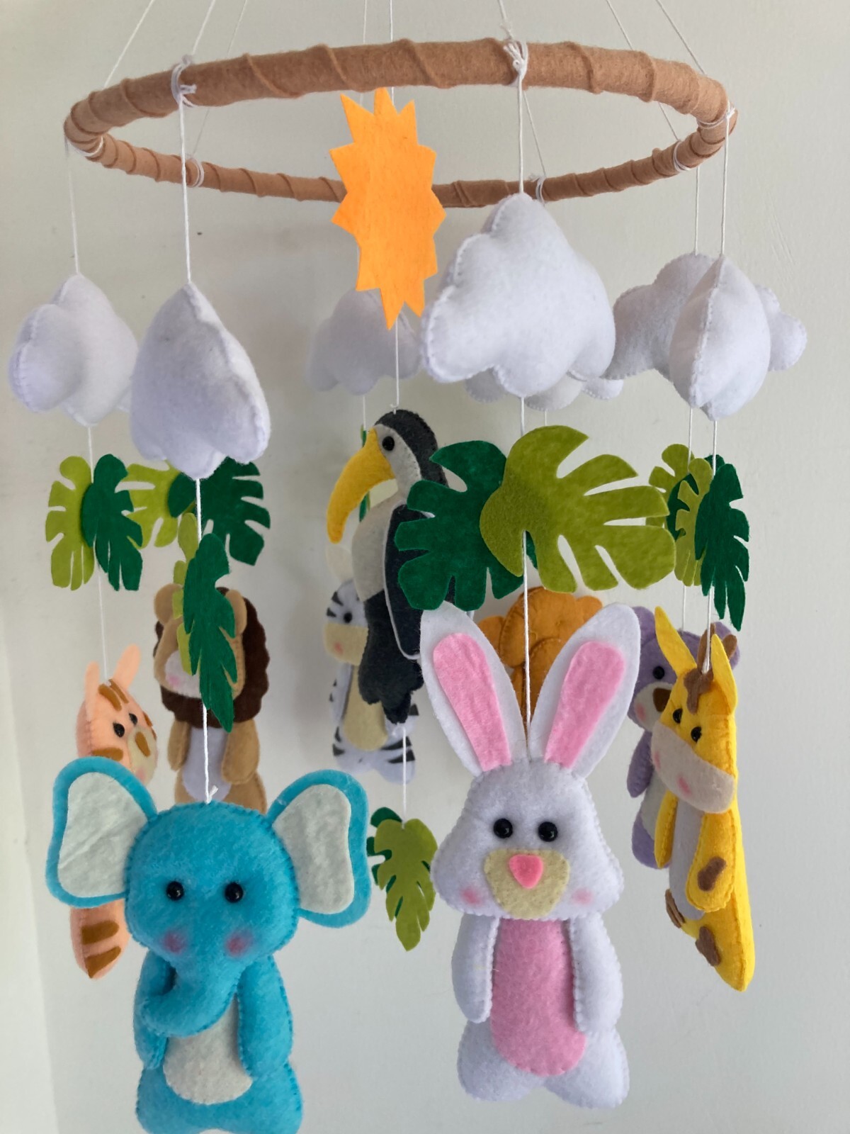 New animals handmade baby cot mobile | eBay