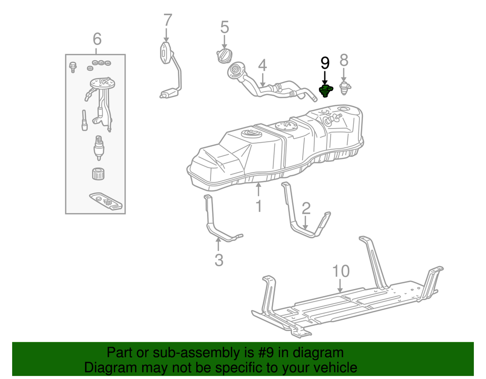 Genuine Ford Pressure Sensor CW7Z-9C052-A | eBay