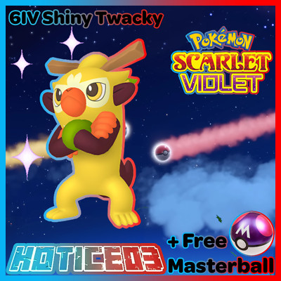 Shiny Thwackey 6IV Pokemon Scarlet & Violet 🚀Fast🚀 | eBay