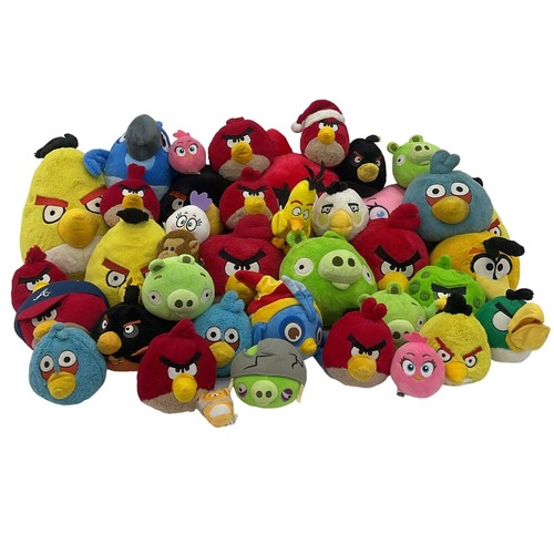 Angry Birds Plush Toy Stuffed Animals Preowned LOT 13 lbs Pigs & Birds ...