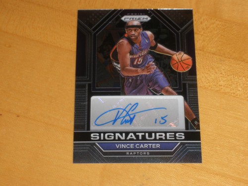 2022-23 Panini Prizm Signatures Autograph Auto #VCA Vince Carter | eBay