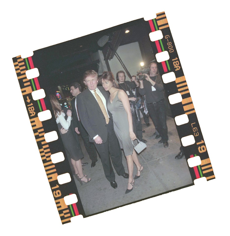 #3 1998 DONALD TRUMP & KARA YOUNG 35MM NEGATIVE FILM PHOTO CELEBRITIES ...