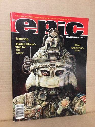 Vintage April 1982 Epic Magazine Illustrated Marvel Third Anniversary ...