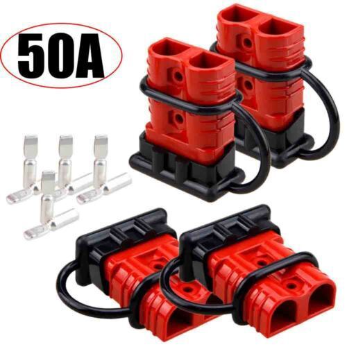 50A/175A Battery Quick Connector Kit Plug Connect Disconnect Winch ...