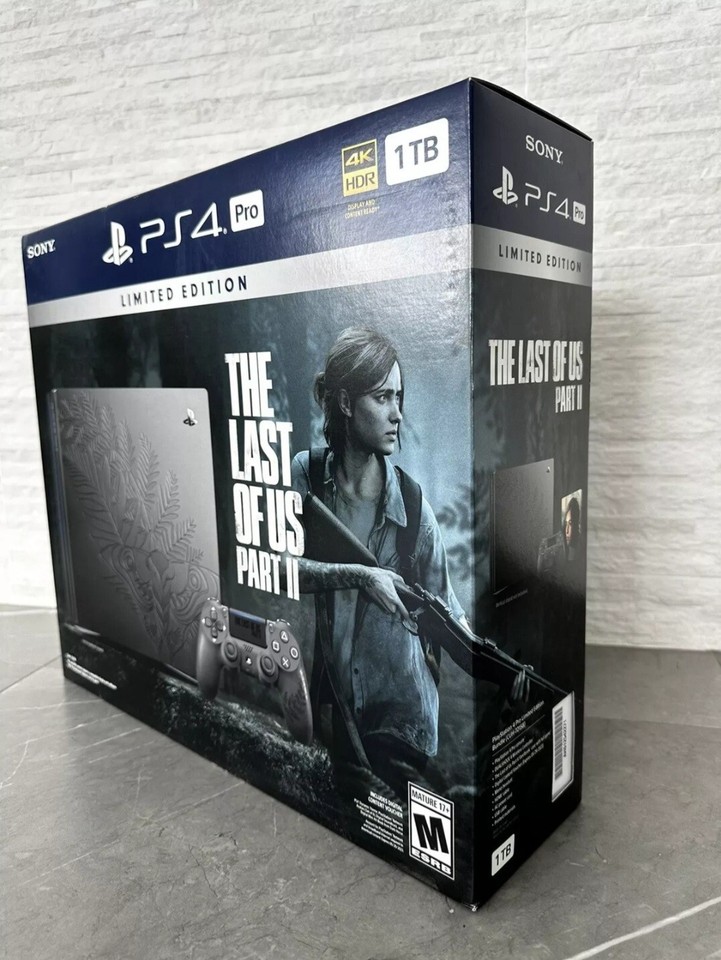PlayStation 4 Pro (PS4) The Last Of Us Pt 2 Limited Edition Console ...