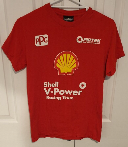 DJR TEAM PENSKE Shell V-Power Racing Team Scott McLaughlin T-Shirt Size ...