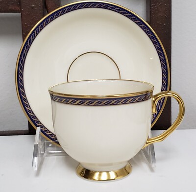 Lenox Fine China HAMILTON Teacup And Saucer Never Used BRAND NEW | eBay