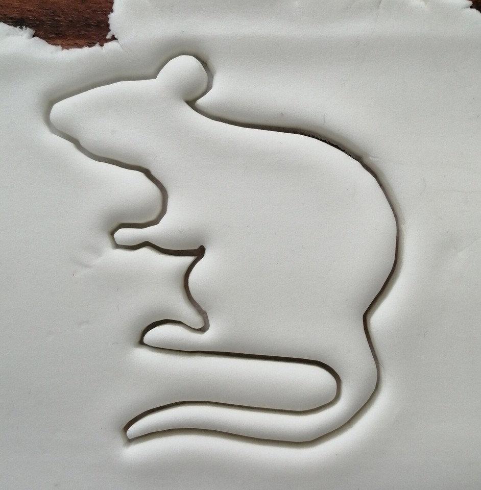 Rat Mouse Cookie Cutter Biscuit Dough Pastry Animal Chinese New Year ...