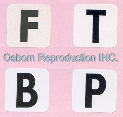 Mustang Paint OK Set Decal ECD 1969 - 1971 - Osborn Reproductions | eBay